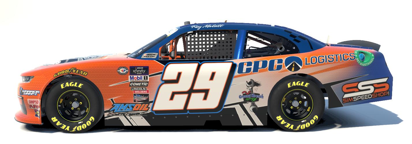 Ray Malatt #29 - NASCAR XFINITY Chevrolet Camaro - Chemical Guys / CPC ...