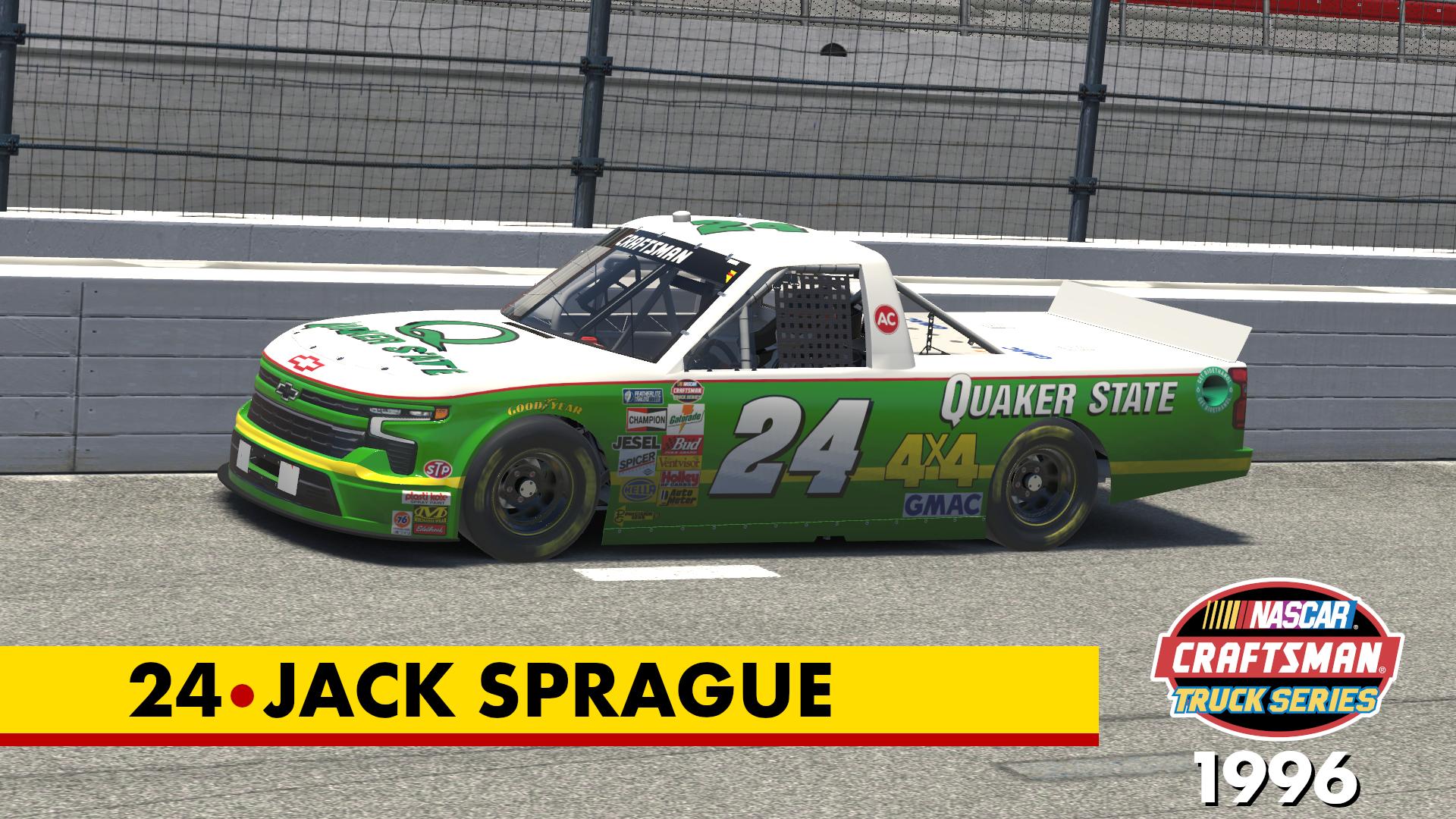 1996 Craftsman Truck Series | Jack Sprague #24 by Corey Davis - Trading ...
