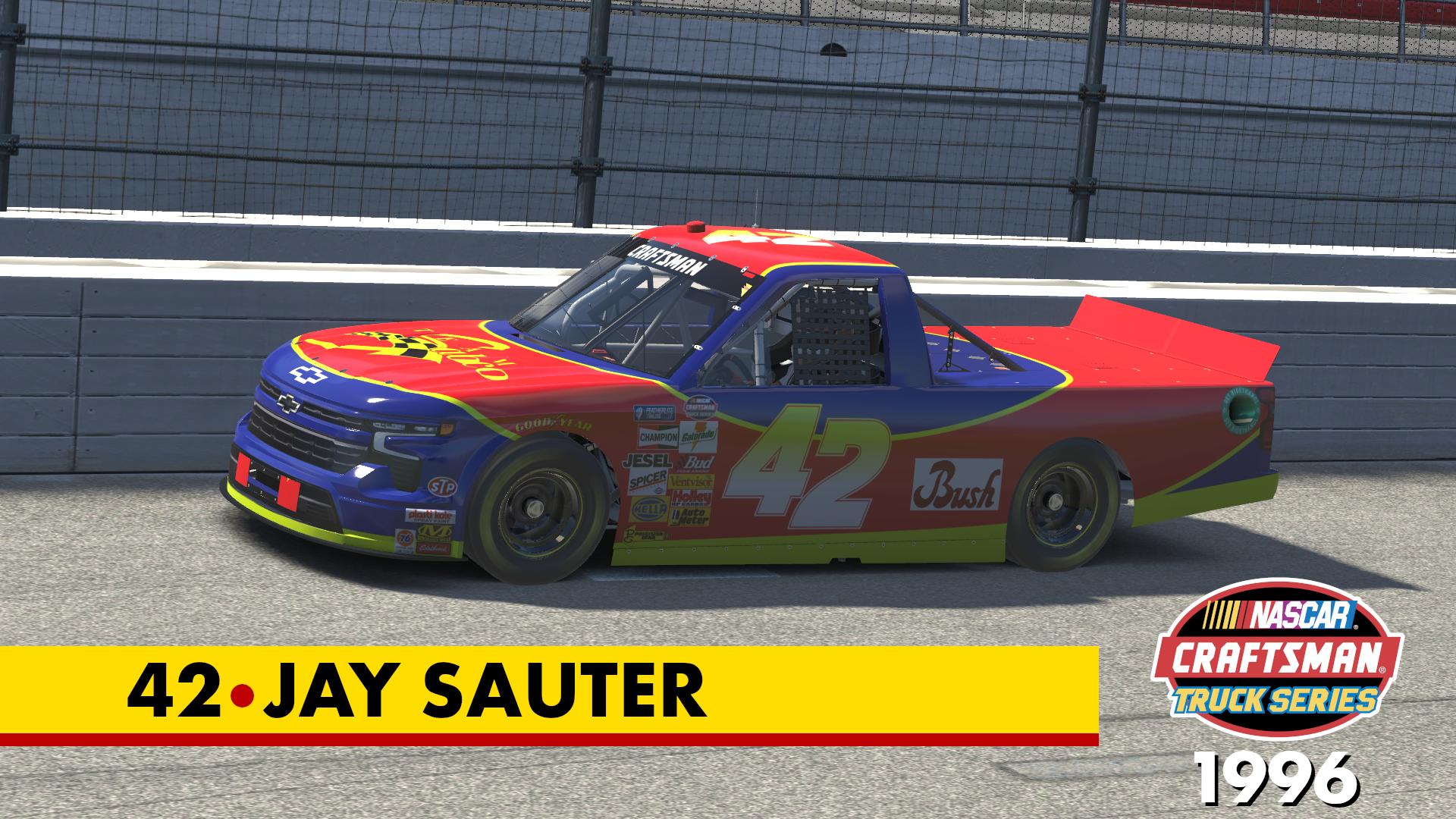 1996 Craftsman Truck Series | Jay Sauter #42 by Corey Davis - Trading ...