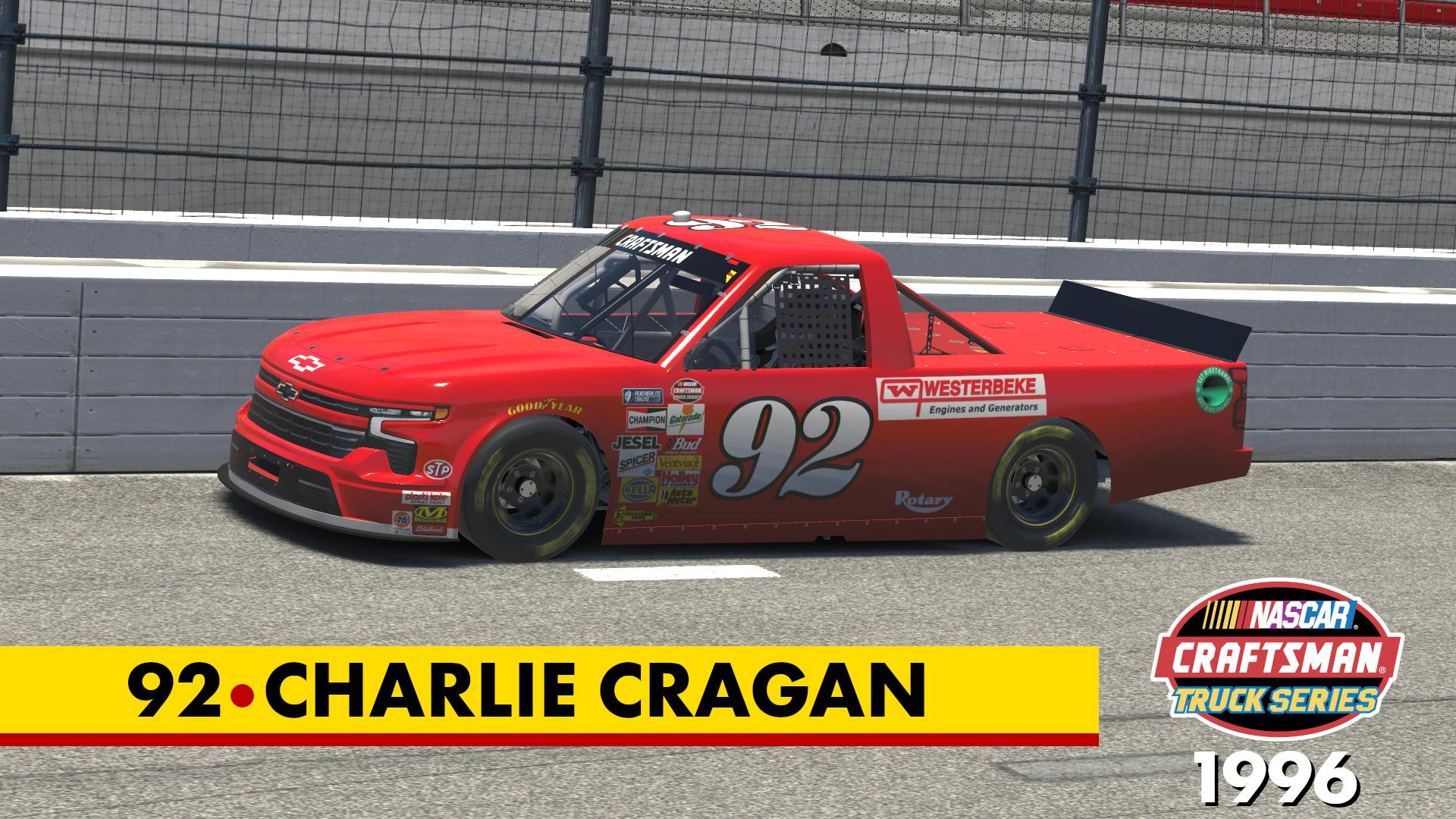 1996 Craftsman Truck Series | Charlie Cragan #92 by Corey Davis ...