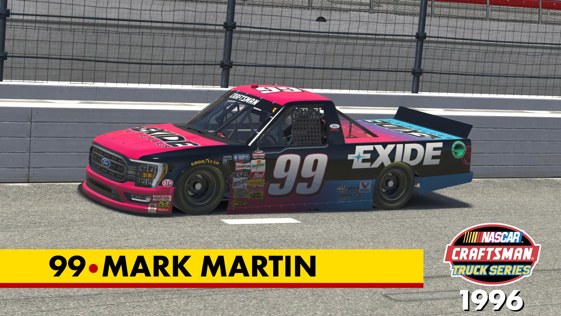 1996 Craftsman Truck Series | Mark Martin #99 by Corey Davis - Trading ...