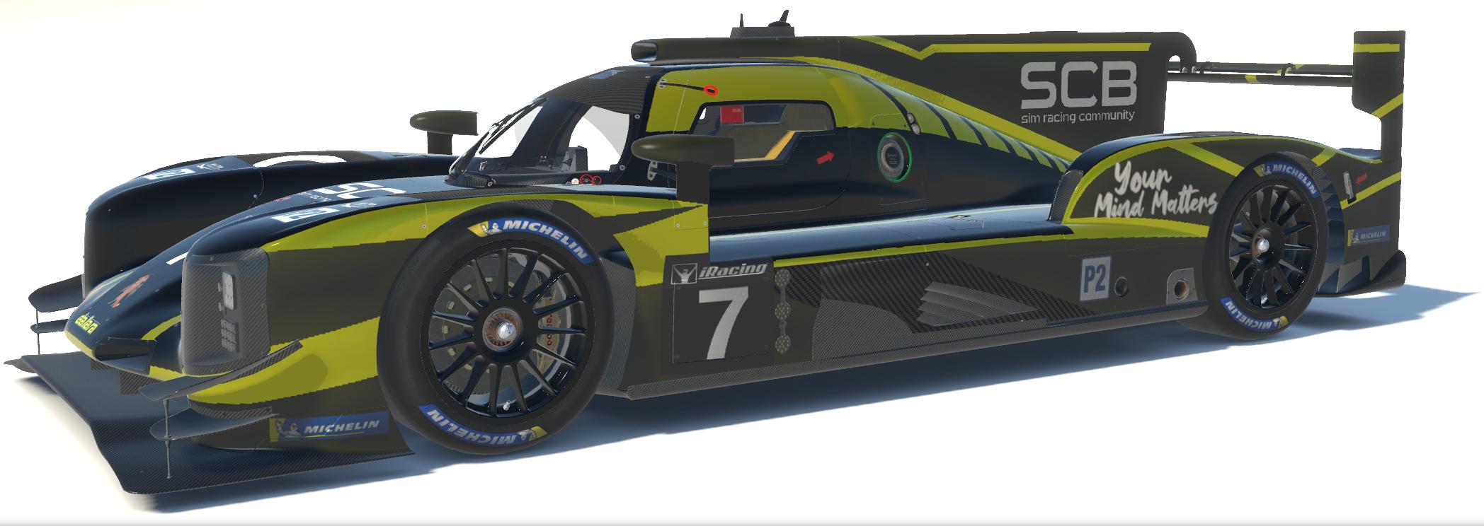Dallara P217 SCB Community yellow black by Jerrit Will - Trading Paints