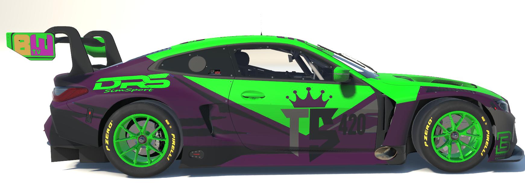 DRS Sim Sports Team Car BMW M4 GT3 by Todd Schwarz - Trading Paints