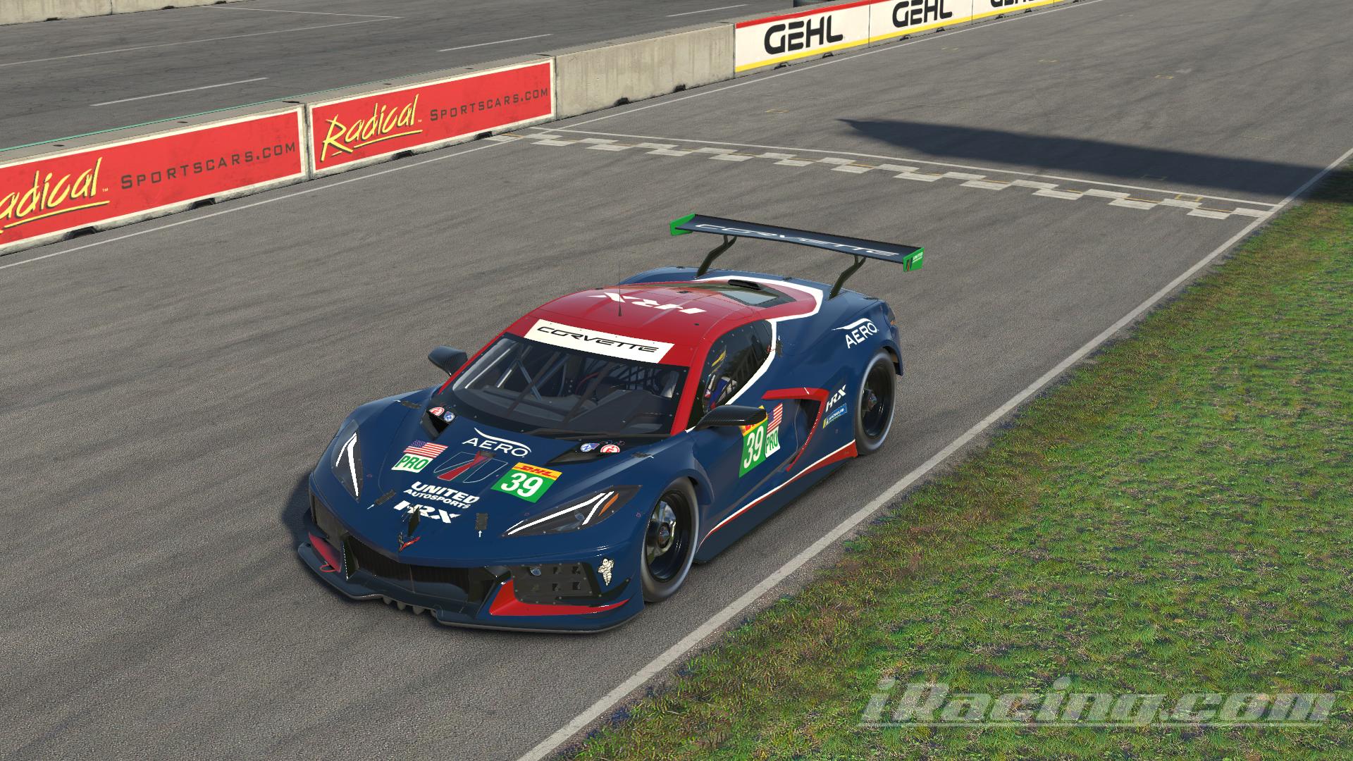 Corvette c8r united autosport by Tayne Hodesson - Trading Paints