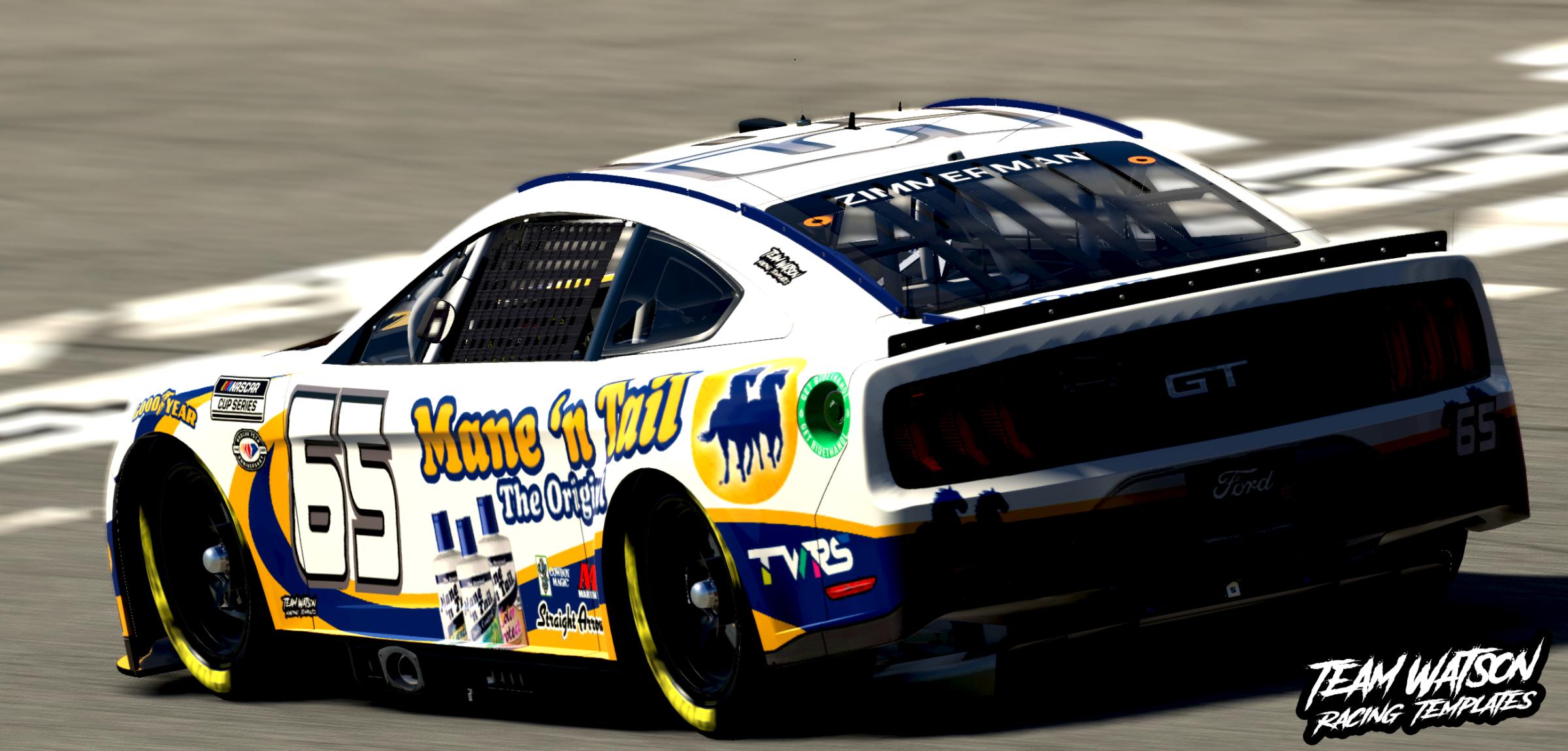 Mane n Tail - No Number - Team Watson Racing Templates by Kyle Holden2 ...