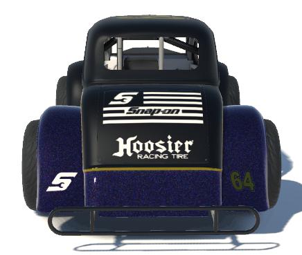 Purple and Gold Hoosier/Snap-On Legend by Dakota O. - Trading Paints