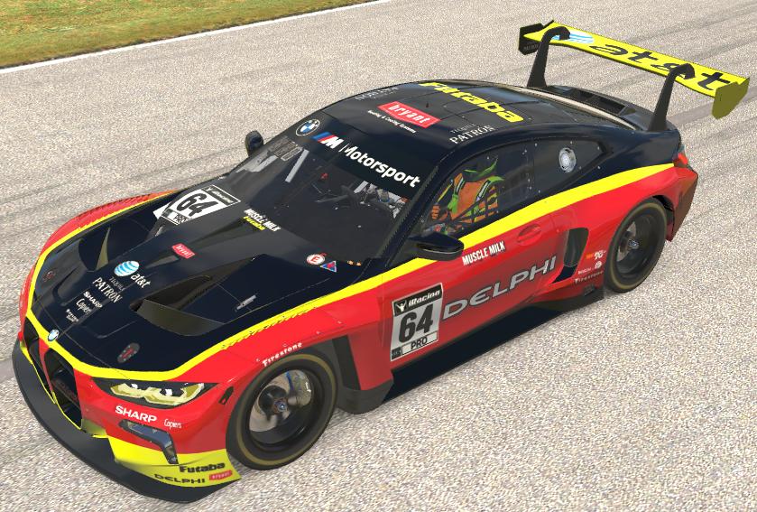 2006 Delphi Fernandez Racing Scott Sharp BMW M4 GT3 by Matthew Ponto ...