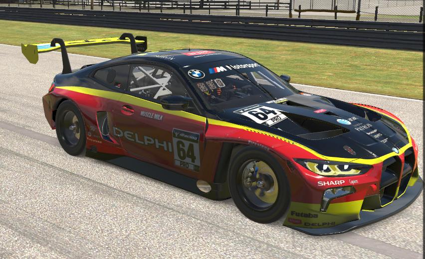 2006 Delphi Fernandez Racing Scott Sharp BMW M4 GT3 by Matthew Ponto ...