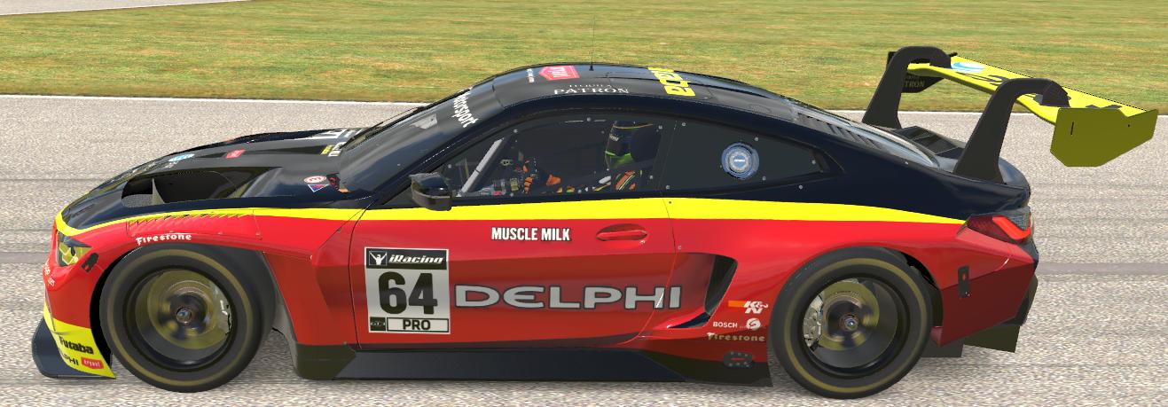 2006 Delphi Fernandez Racing Scott Sharp BMW M4 GT3 by Matthew Ponto ...