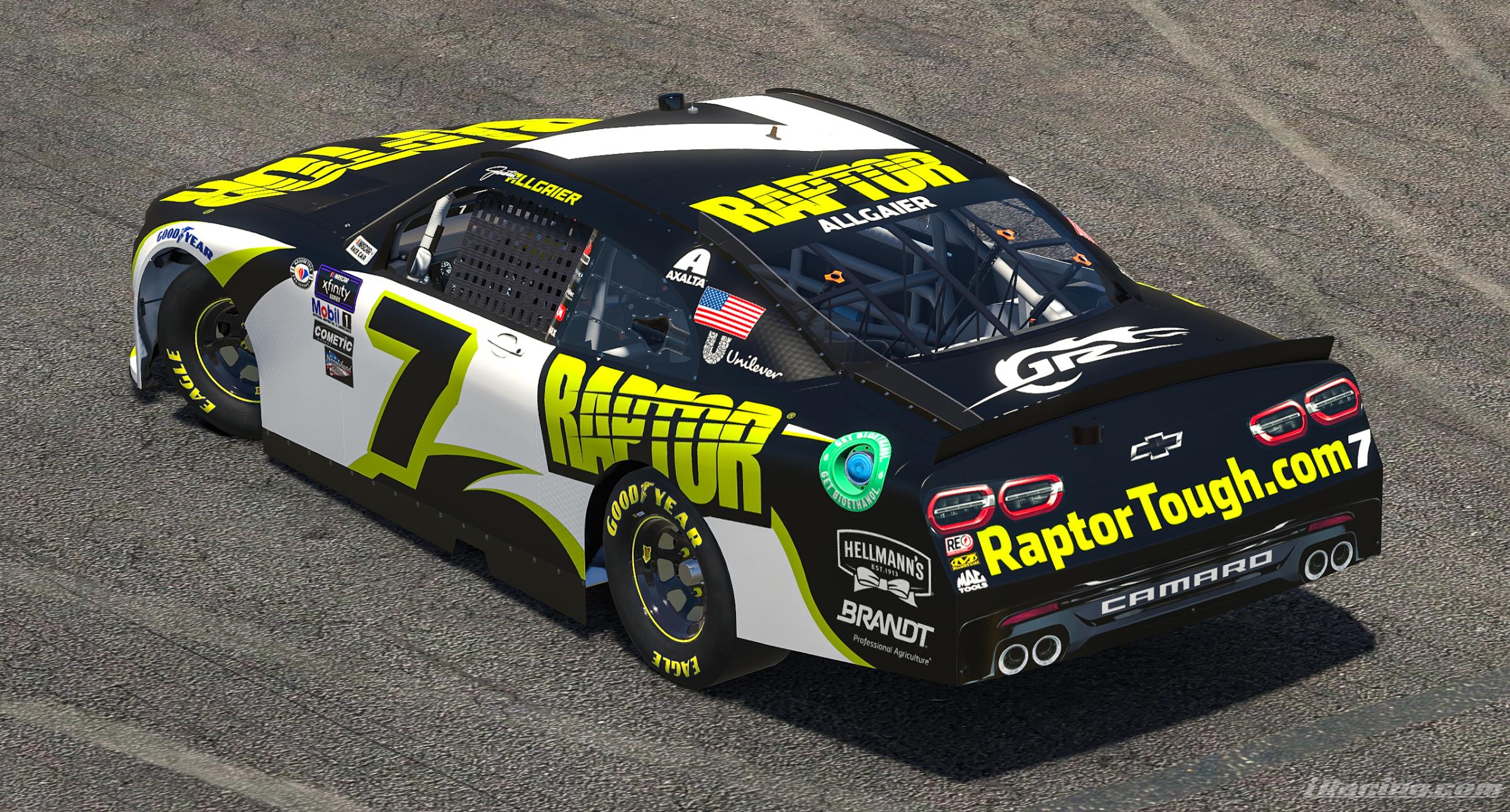 2023 Justin Allgaier Raptor Camaro (No #s) by Ryan A Williams - Trading ...