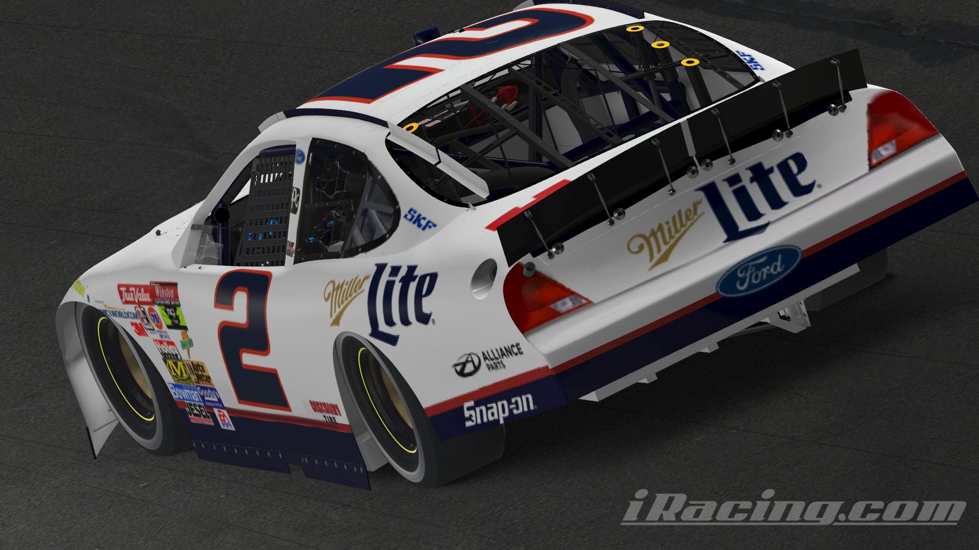 Miller Lite Ford Taurus - No Number by Emmanuel Santiago - Trading Paints
