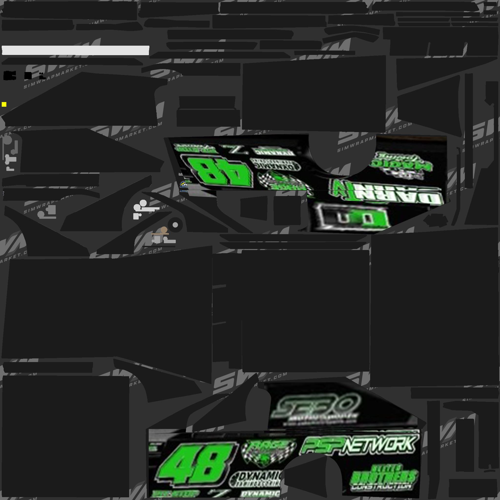 Dirt UMP Modified brocks wrap by Brandon Beeter - Trading Paints