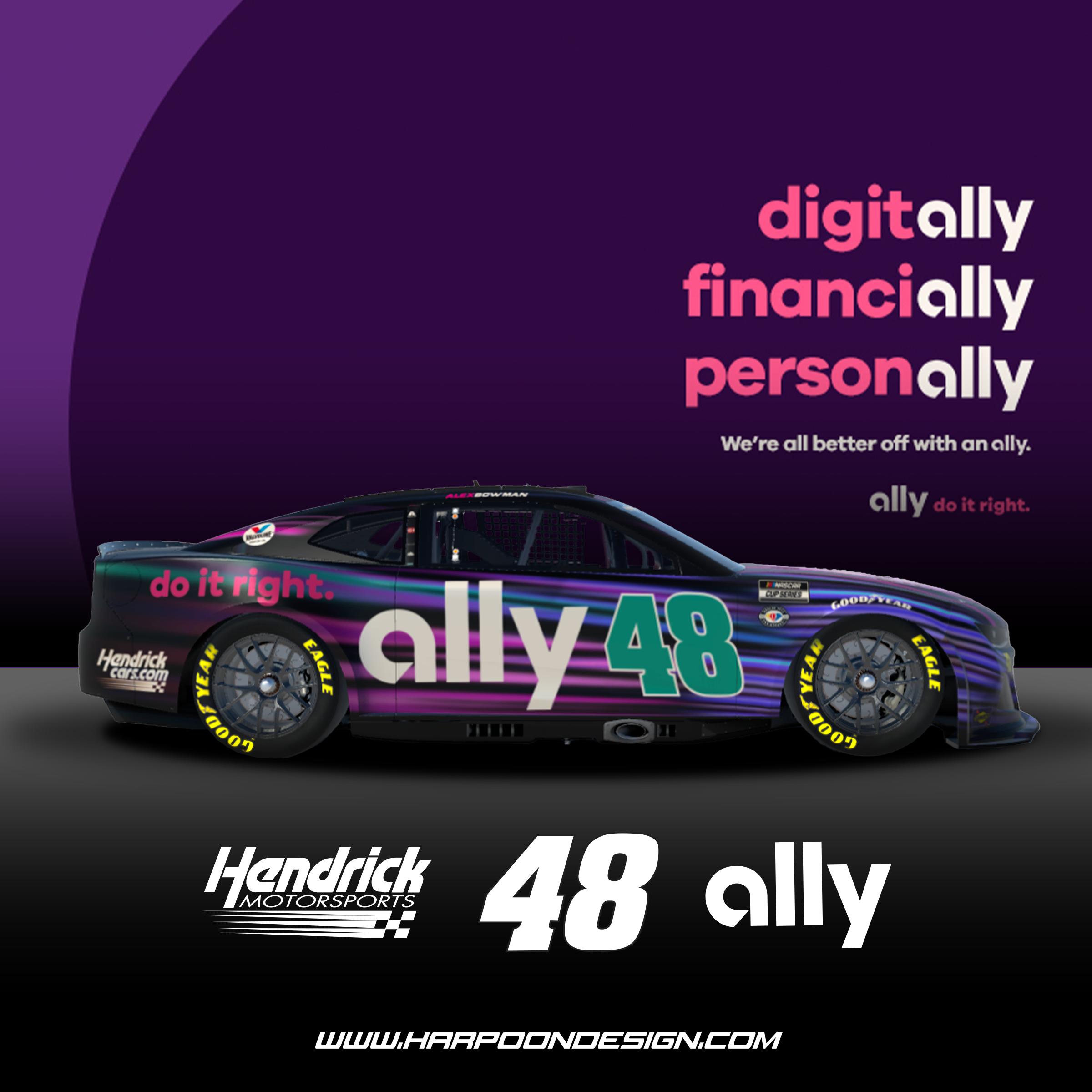 2023 Alex Bowman Ally Night Camaro no num by Brantley Roden - Trading ...