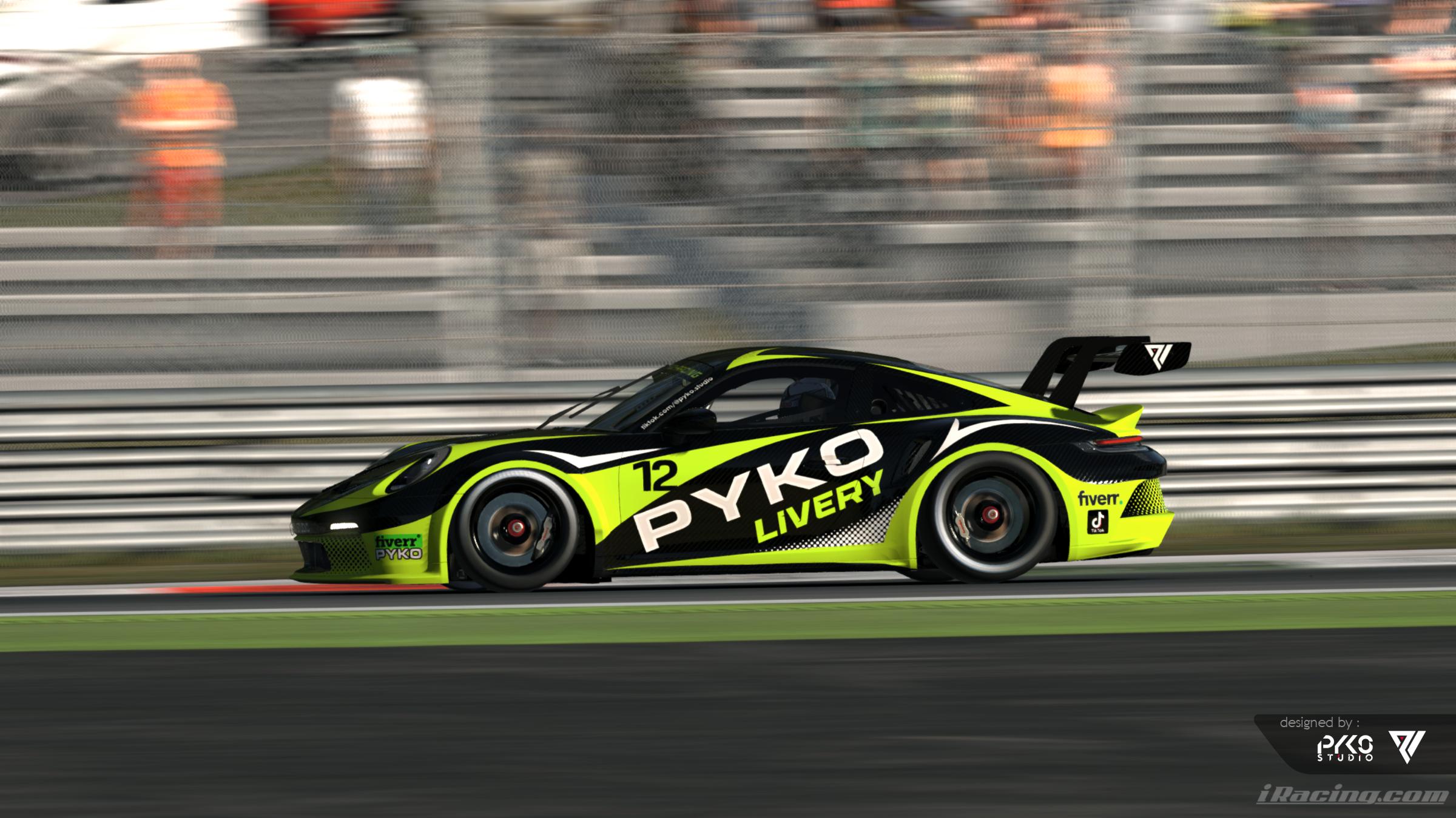 P992 Fiverr TikTok Pyko Livery by Syaiful Ariffin - Trading Paints