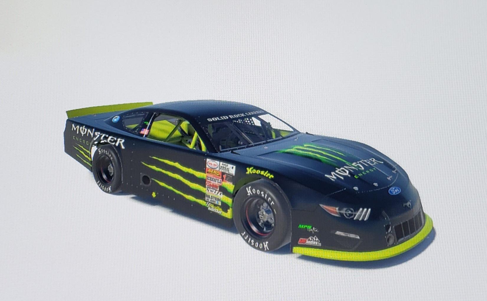 CARS Monster Energy Mustang Late Model Stock NO # by Mike Monroe2 ...