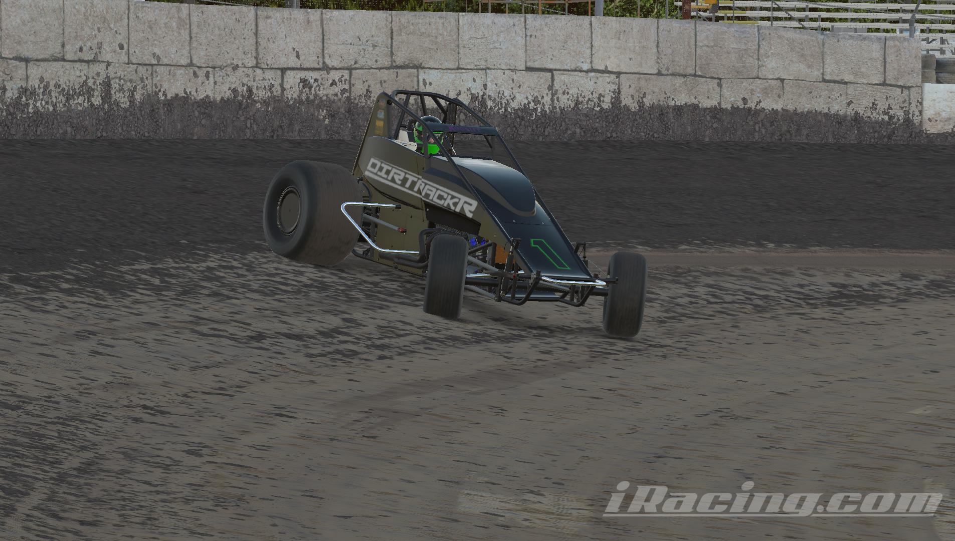 Dirt Trackr Non-Winged Sprint Sim Stamped by Cash Culp - Trading Paints