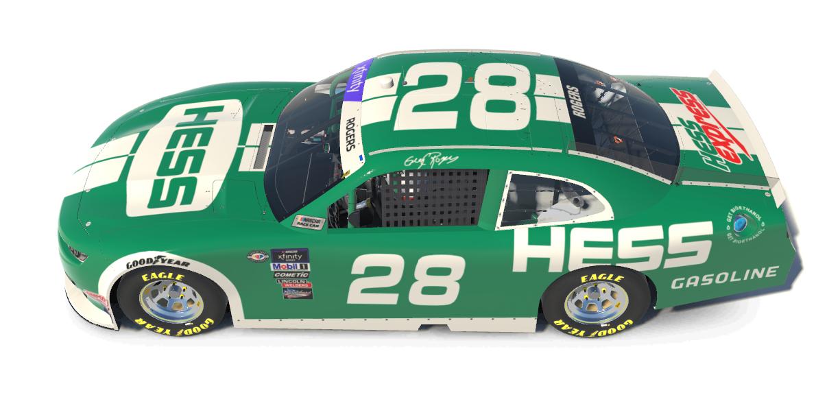 2023 Hess NASCAR Xfinity Camaro - Green by Greg C Rogers - Trading Paints