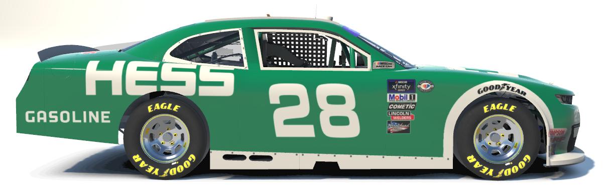 2023 Hess NASCAR Xfinity Camaro - Green by Greg C Rogers - Trading Paints