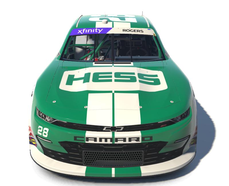 2023 Hess NASCAR Xfinity Camaro - Green by Greg C Rogers - Trading Paints