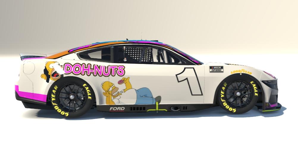 Homer Simpsons Doh-Nuts 2024 Next Gen Ford Mustang by Michael M ...