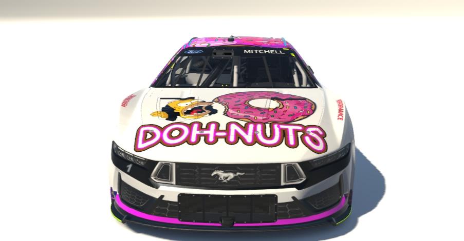 Homer Simpsons Doh-Nuts 2024 Next Gen Ford Mustang by Michael M ...