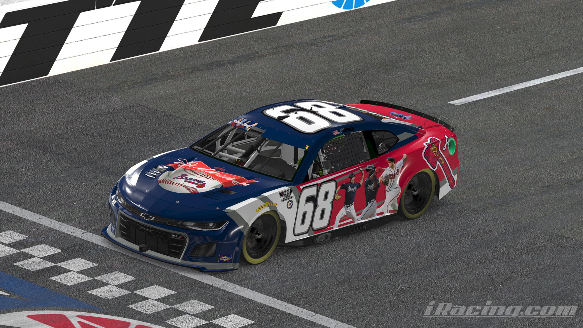 Andrew Duffield Camaro ZL1 Nextgen Braves SIM STAMPED by Colby Hartung ...