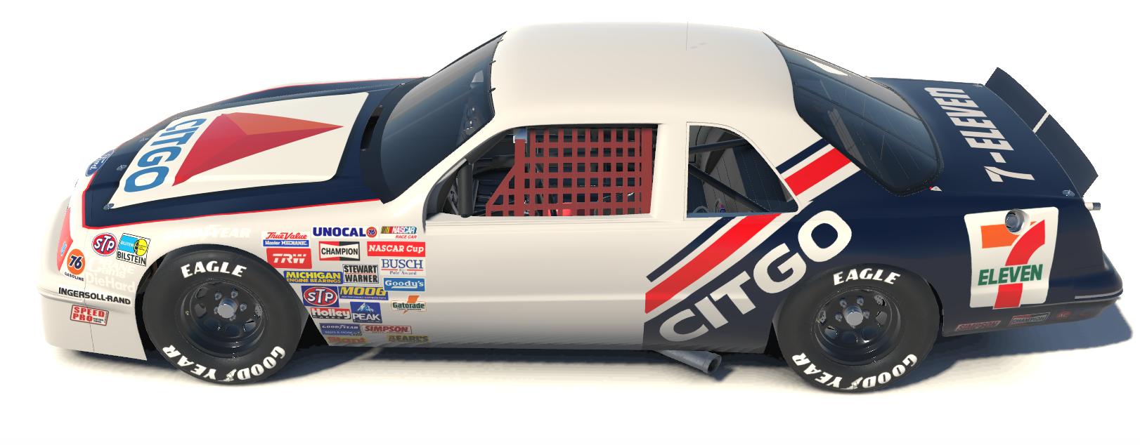 Ford Thunderbird 1987 citgo no numbers by Roger S. - Trading Paints