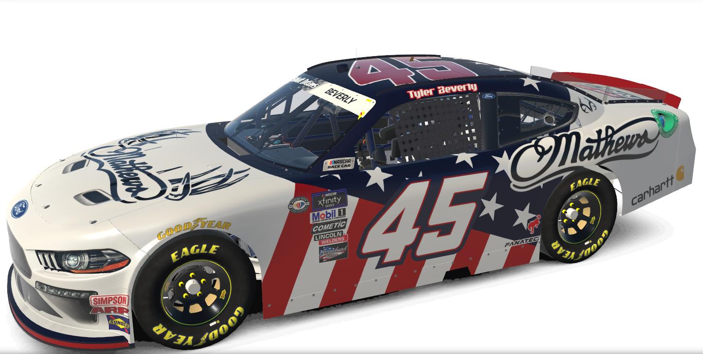 Tyler Bev #45 Mathews by Mark B. - Trading Paints