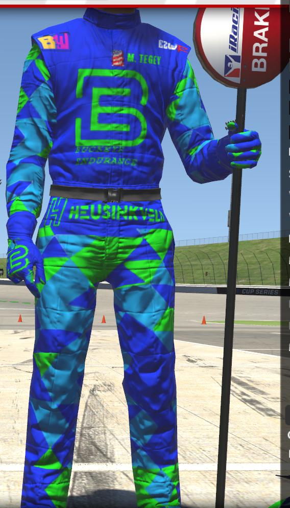 Buckeye Endurance Team Suit M.Tegey by Todd Schwarz - Trading Paints