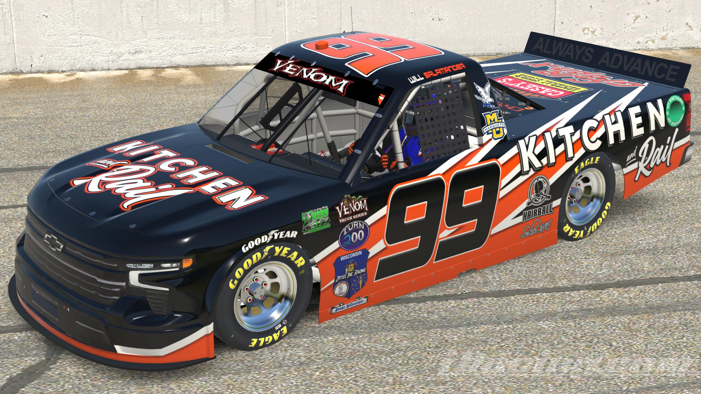 Kitchen and Rail Black Venom Season 6 Silverado Custom #99 by Corey ...