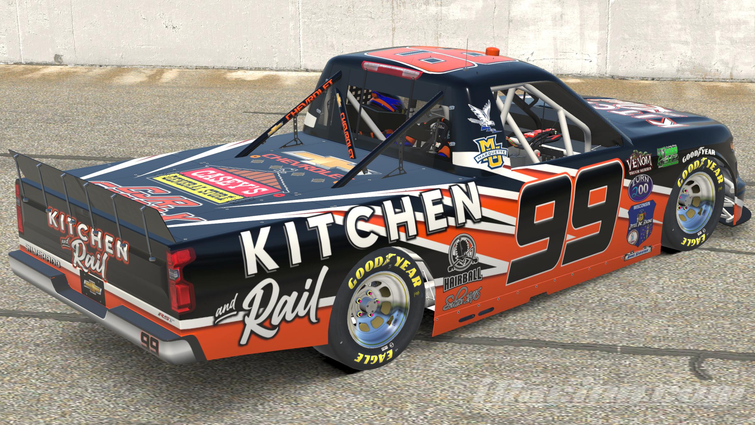 Kitchen and Rail Black Venom Season 6 Silverado Custom #99 by Corey ...