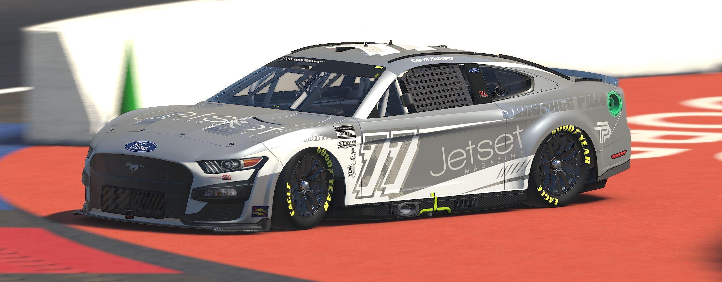 Gavyn Rodgers 77 Chrome Ford Mustang by Nigel Christianson - Trading Paints