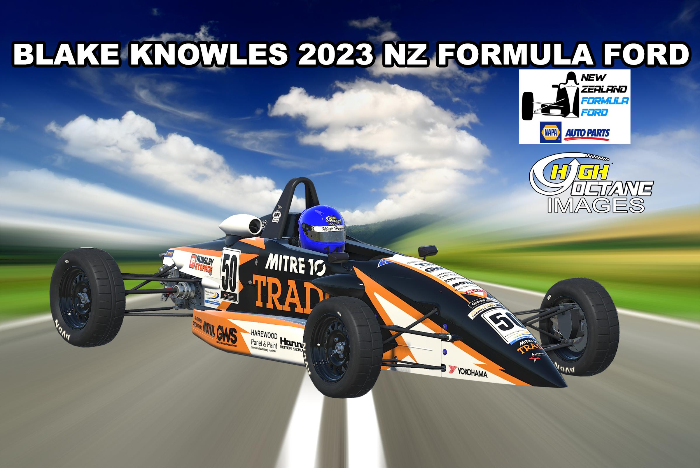 Blake Knowles 2023 NZ Formula Ford by Matt Heywood - Trading Paints
