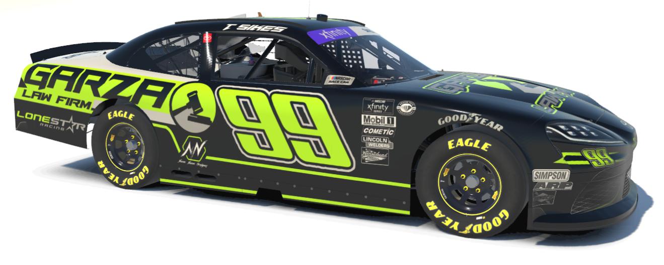 Triston Sikes #99 Xfinity Toyota Garza by Triston Sikes - Trading Paints