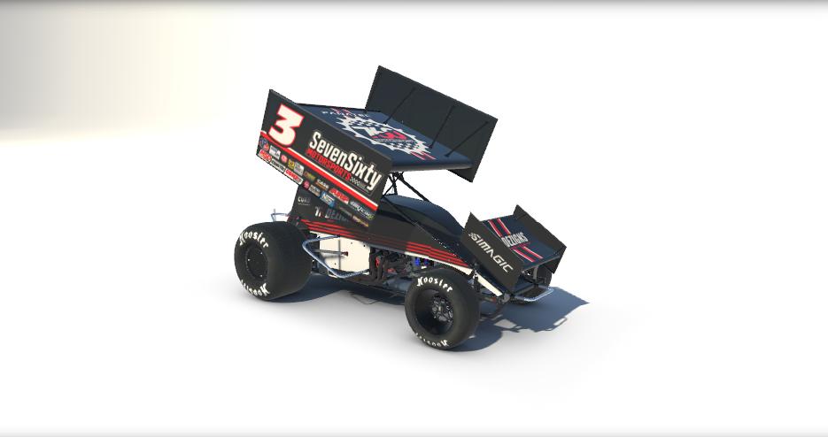 Seven Sixty Motorsports Winged Sprint Car by Colby Uhl - Trading Paints