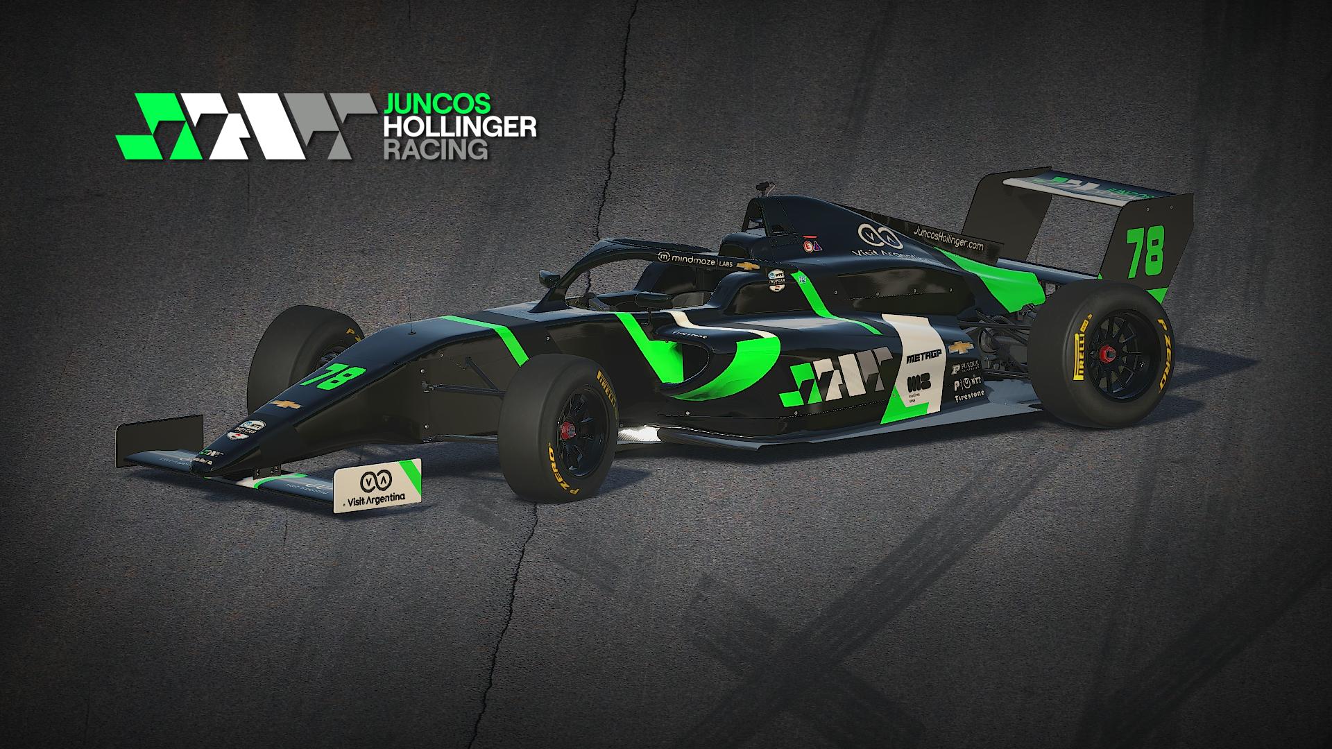 Juncos Hollinger Racing - IndyCar 2023 - #78 Agustin Canapino by Sebastian Wrzesinski - Trading ...