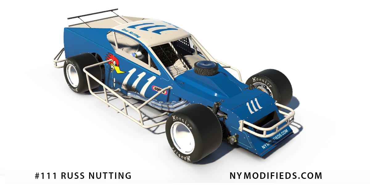 #111 Nutting (NY Modifieds) OLD by Donald Fish Fischer - Trading Paints