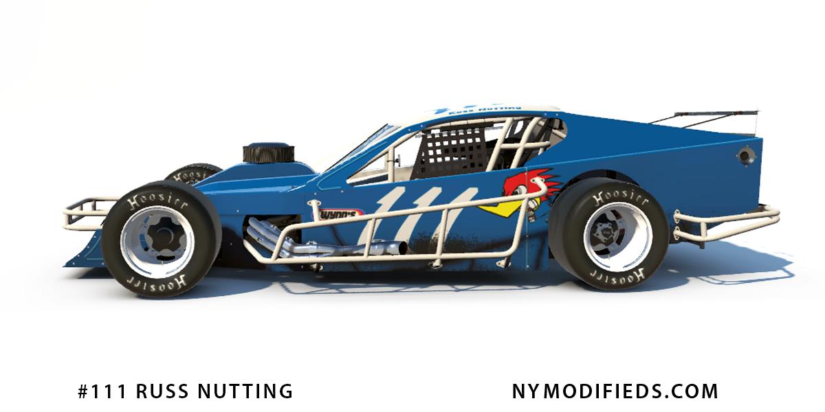 #111 Nutting (NY Modifieds) OLD by Donald Fish Fischer - Trading Paints