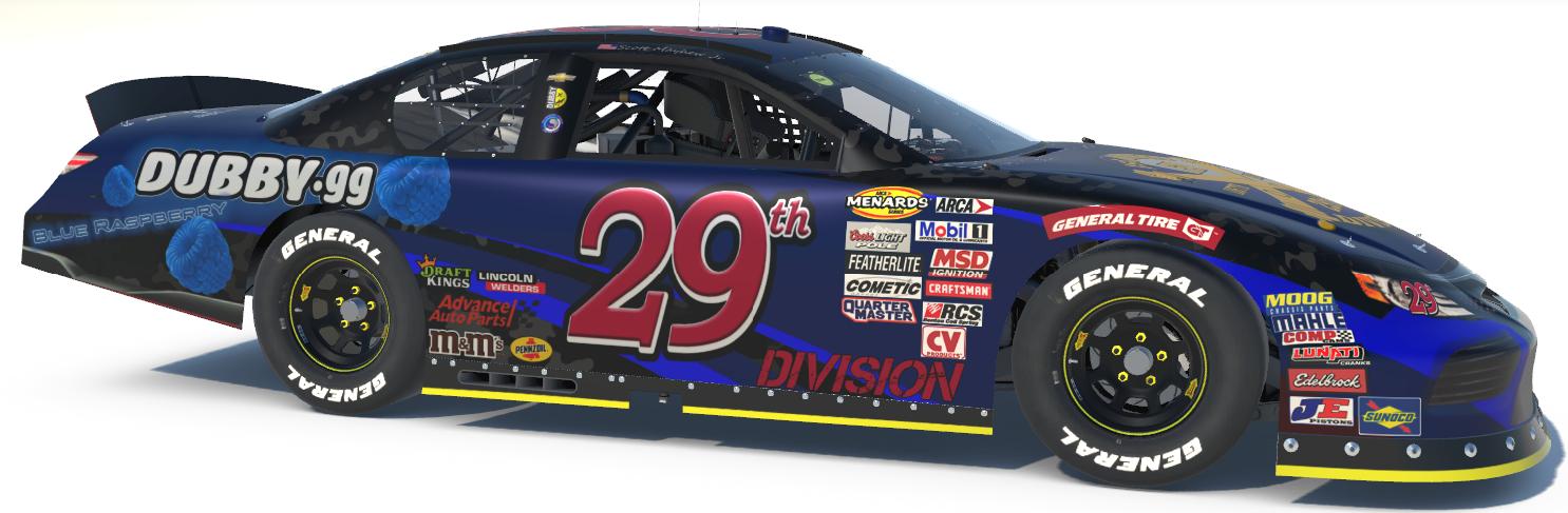 Scott Mayhew Jr. Dubby.gg #29 Toyota Camry Arca Menards by Jon ...