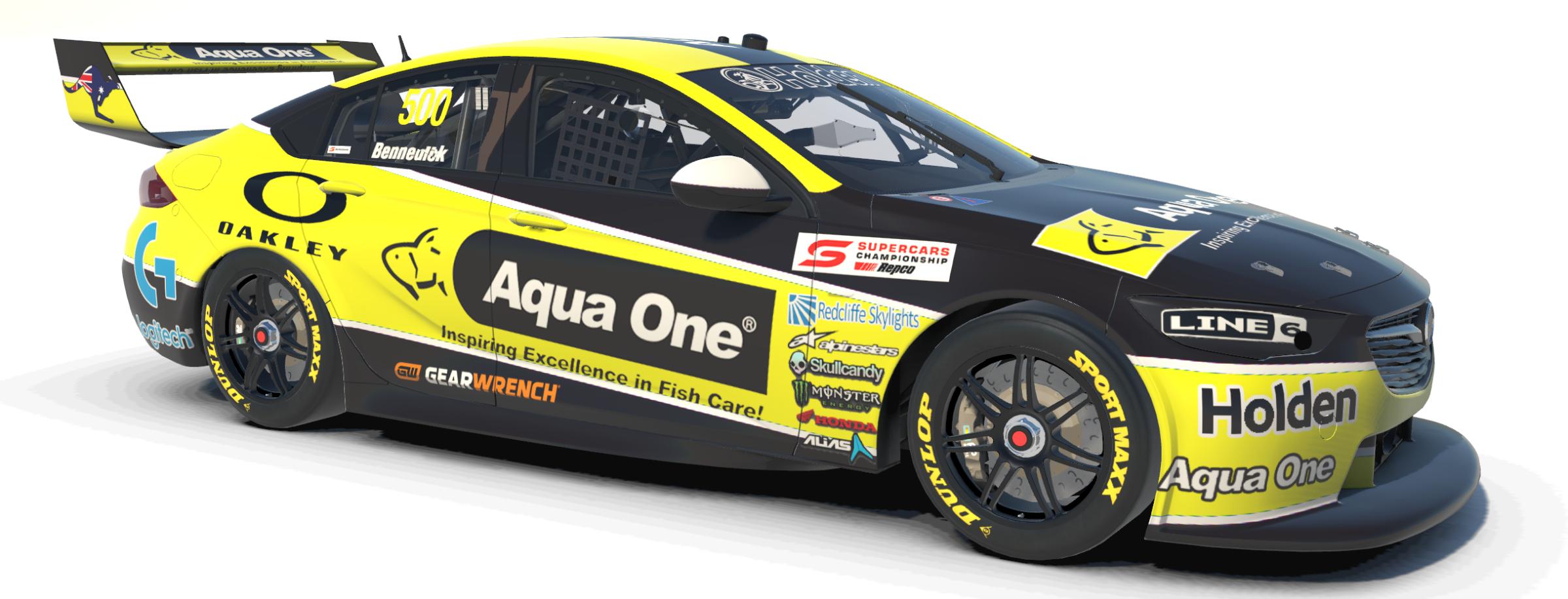 Supercars Holden ZB Commodore Aqua One by Drew Bennedick - Trading Paints