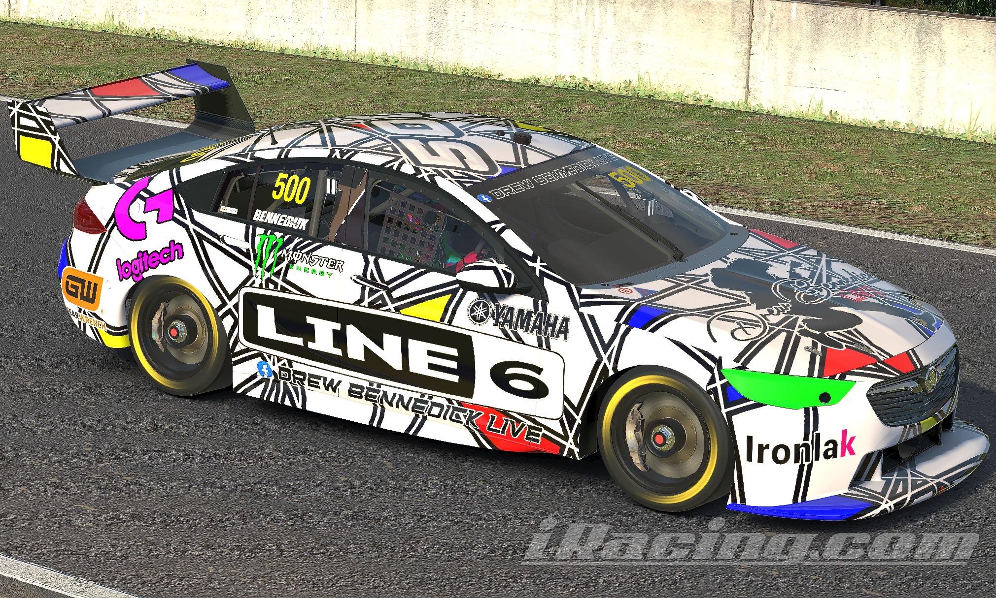 Supercars Holden ZB Commodore Line 6 Drew Bennedick Live Art by Drew ...