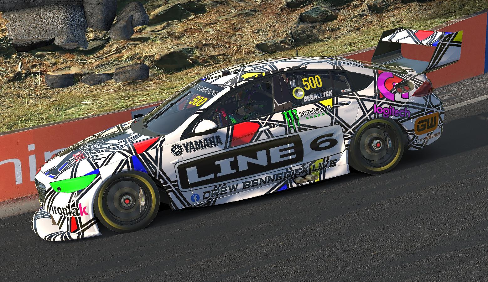 Supercars Holden ZB Commodore Line 6 Drew Bennedick Live Art by Drew ...