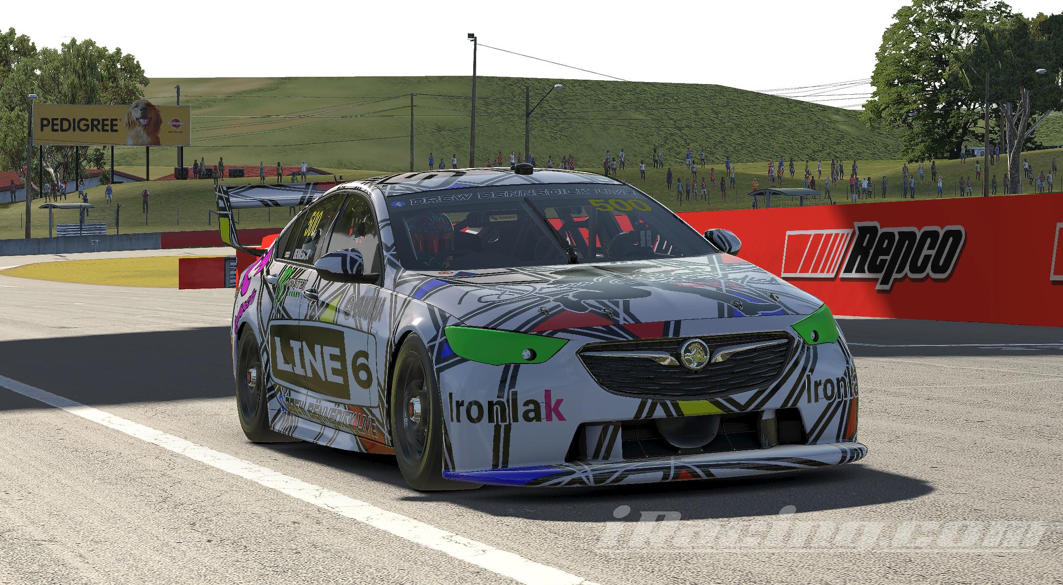 Supercars Holden ZB Commodore Line 6 Drew Bennedick Live Art by Drew ...