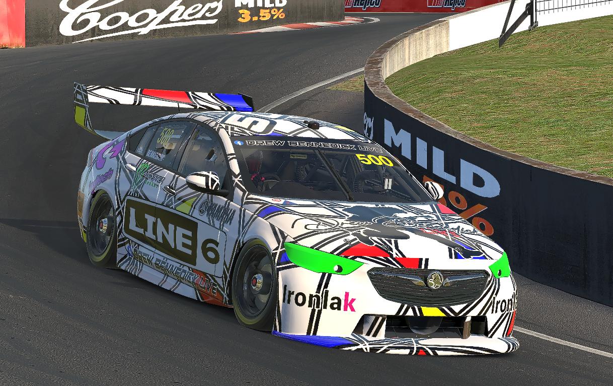 Supercars Holden ZB Commodore Line 6 Drew Bennedick Live Art by Drew ...