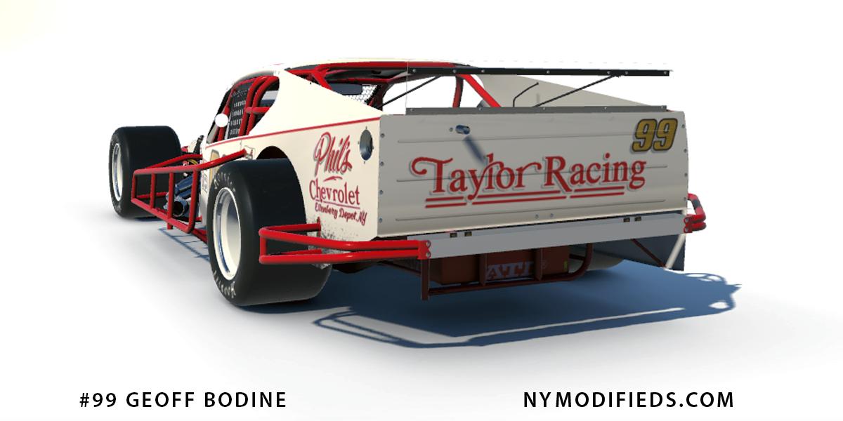 #99 Bodine White Tornado SK (NY Modifieds) OLD by Donald Fish Fischer ...