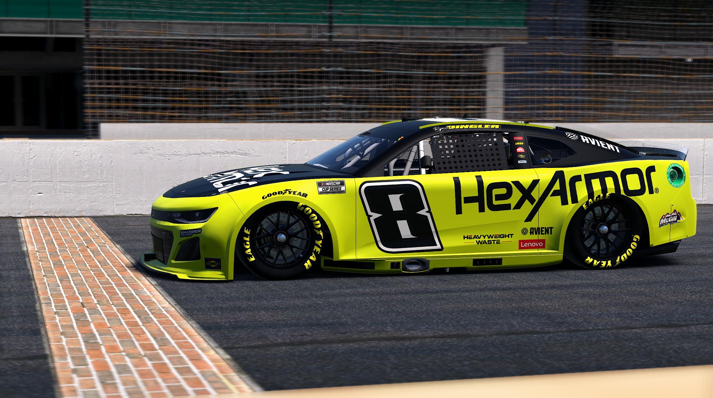 HexArmor Yellow Next Gen by Ryan Dingler - Trading Paints