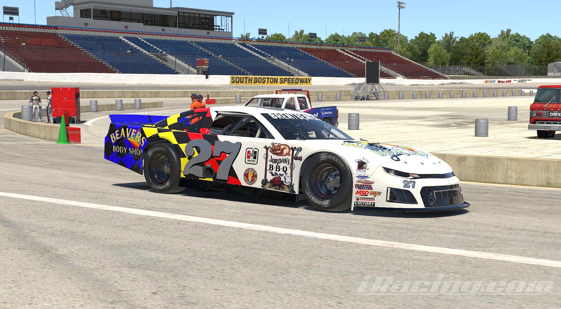 Brent Beavers Late Model Stock #27 by Bryan E. - Trading Paints