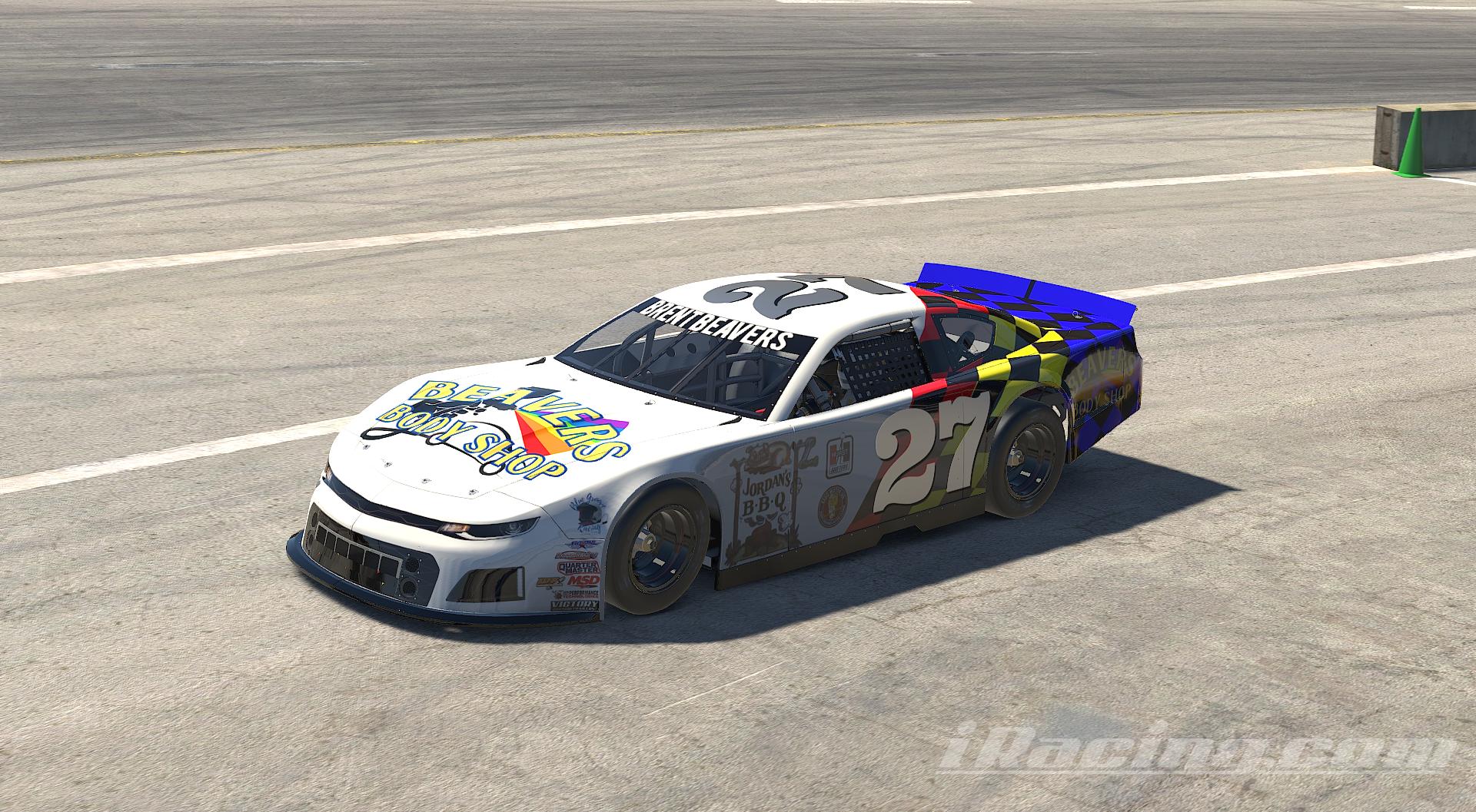 Brent Beavers Late Model Stock #27 by Bryan E. - Trading Paints