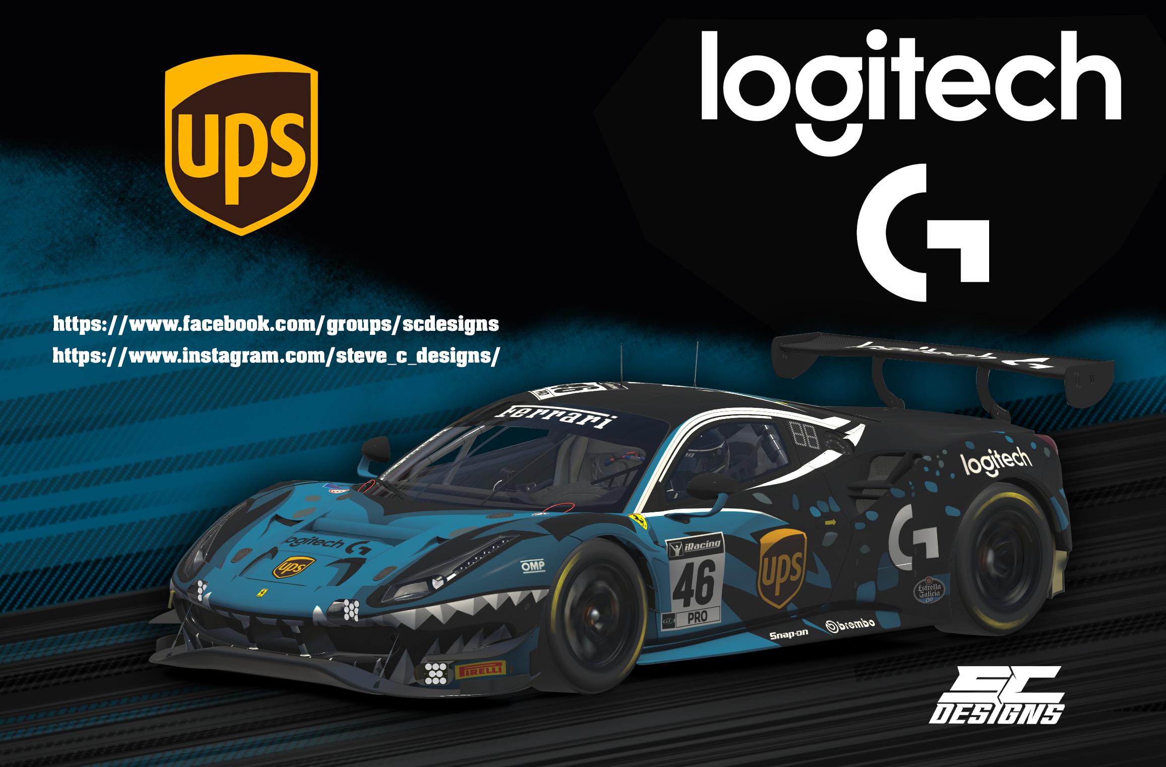 Monster Graphic UPS / Logitech Ferrari Evo by Steve J Cass - Trading Paints