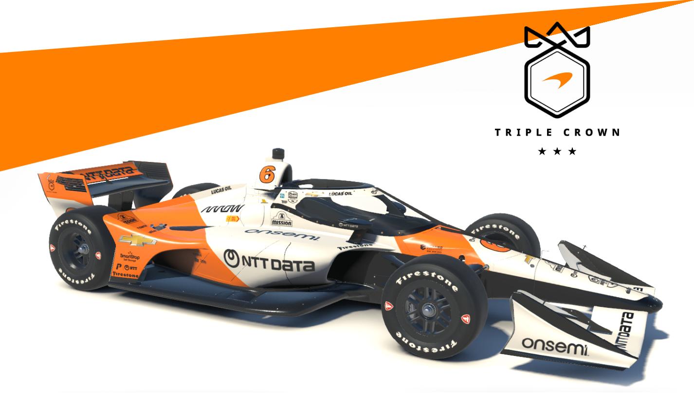 Dallara IR18 Felix Rosenqvist 2023 Mclaren Triple Crown by Andrea Maria ...